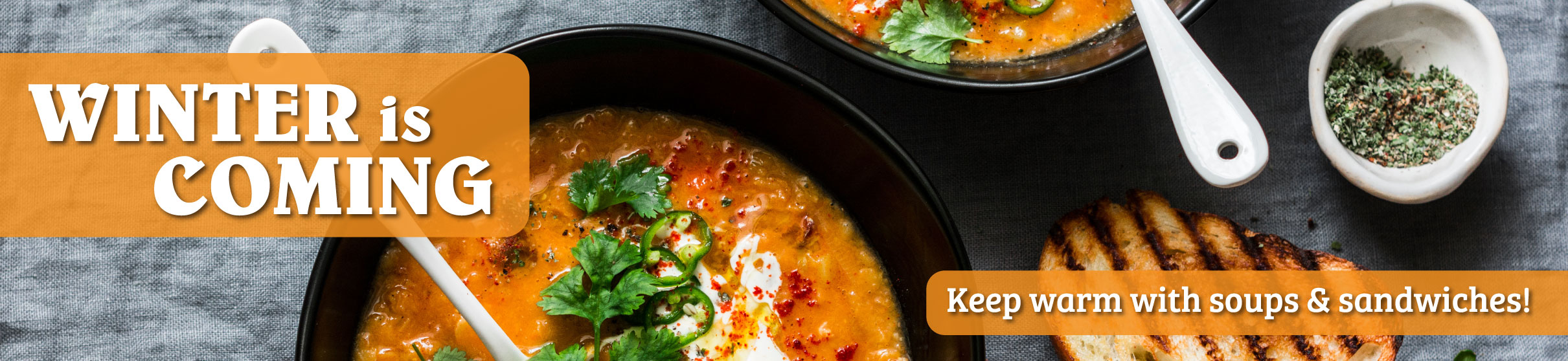 Enhancing Your Cafe Menu for Winter: Soups and Warm Sandwiches
